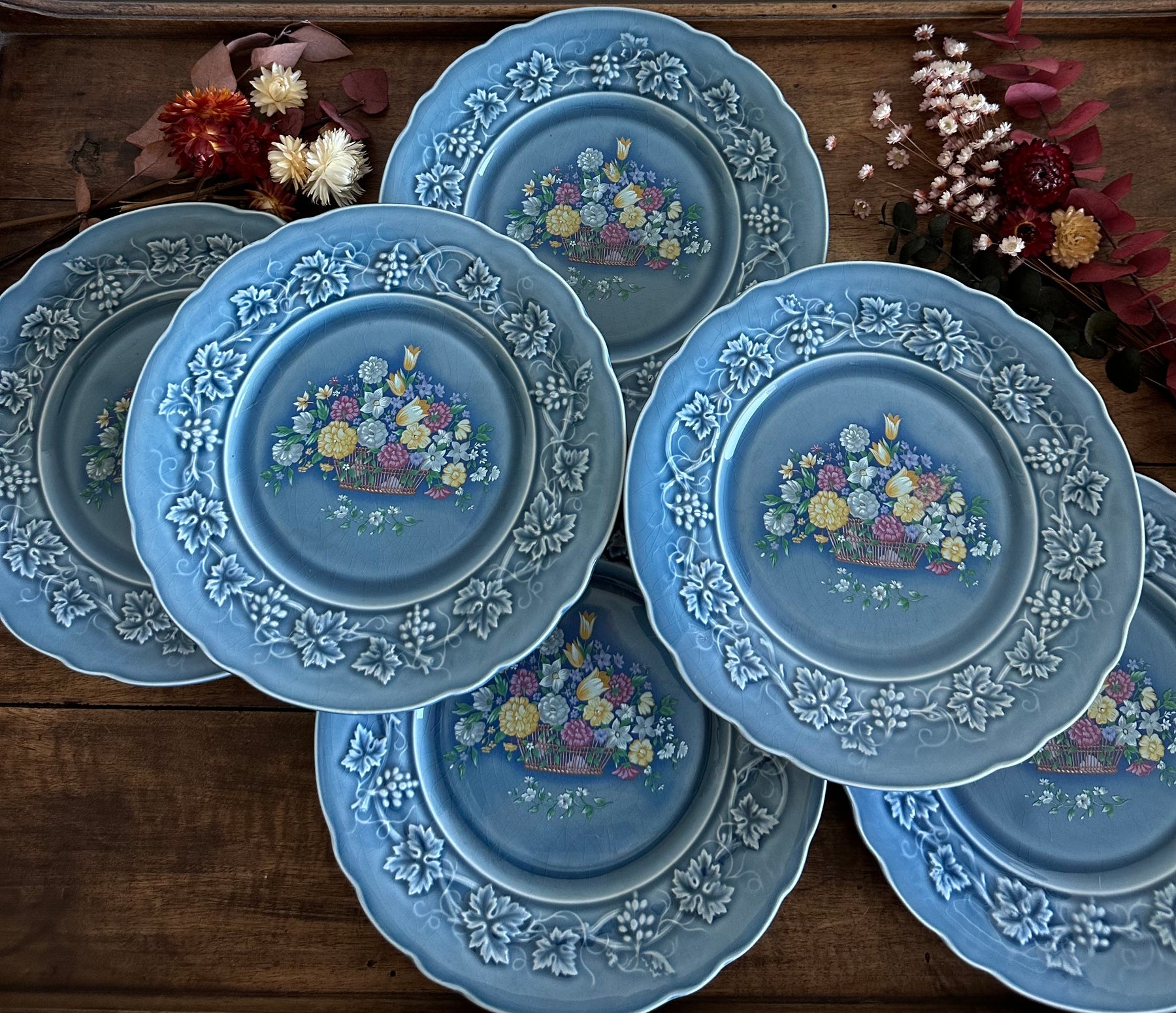 Assiettes à dessert Gien Harmonelle Style Marie Pierre Boitard | Ma ...