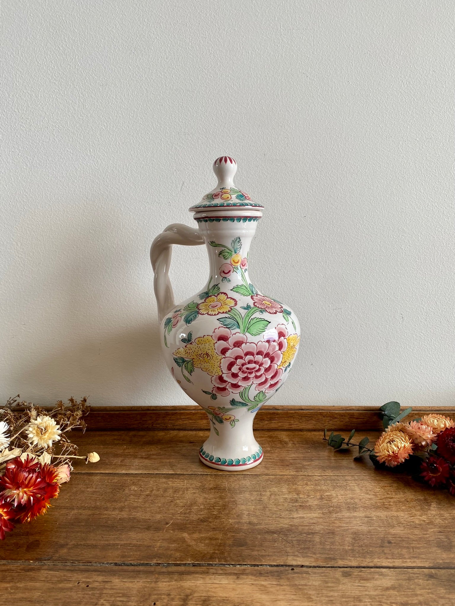 Vase amphore peint à la main Portugal | Ma Cabane Vintage